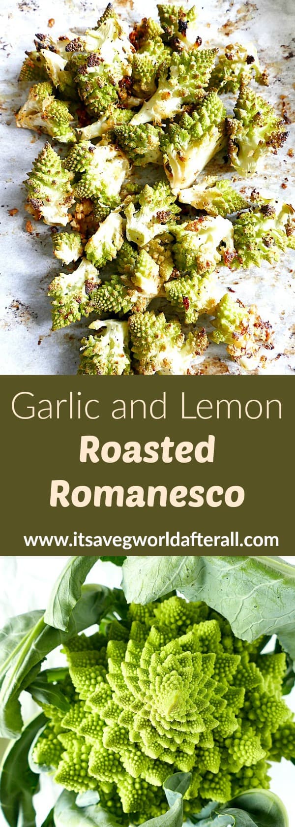Garlic and Lemon Roasted Romanesco Cauliflower - It's a Veg World After ...