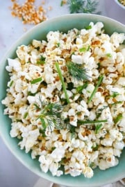 Spring Herb Popcorn - It's a Veg World After All®