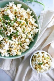 Spring Herb Popcorn - It's a Veg World After All®