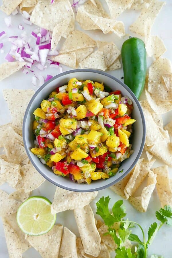 Jalapeno, Bell Pepper, and Mango Salsa - It's a Veg World After All®