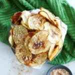 Coconut Cinnamon Irish Potato Chips - It's a Veg World After All®