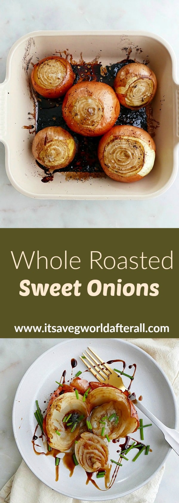 Whole Roasted Onions - It's a Veg World After All®