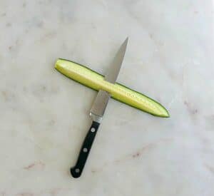 How to Dice a Cucumber - It's a Veg World After All®