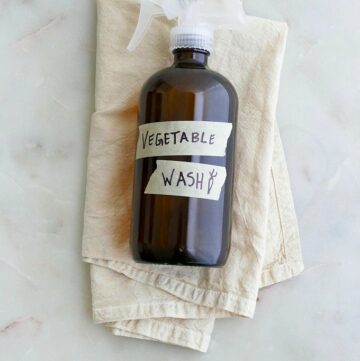 How to Make Homemade Vegetable Wash - It's a Veg World After All®