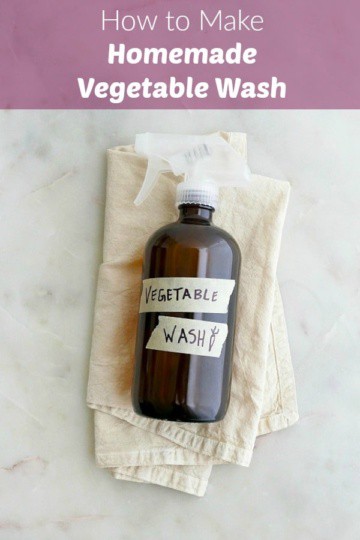 How to Make Homemade Vegetable Wash - It's a Veg World After All®