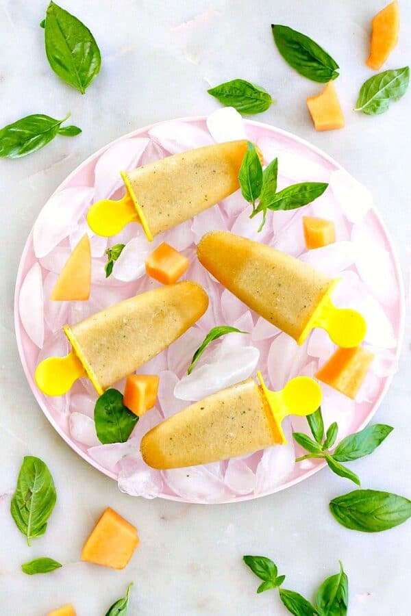 Cucumber Melon Fruit and Vegetable Popsicles - It's a Veg World After All®