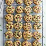 White Chocolate Chip Spinach Cookies - It's a Veg World After All®