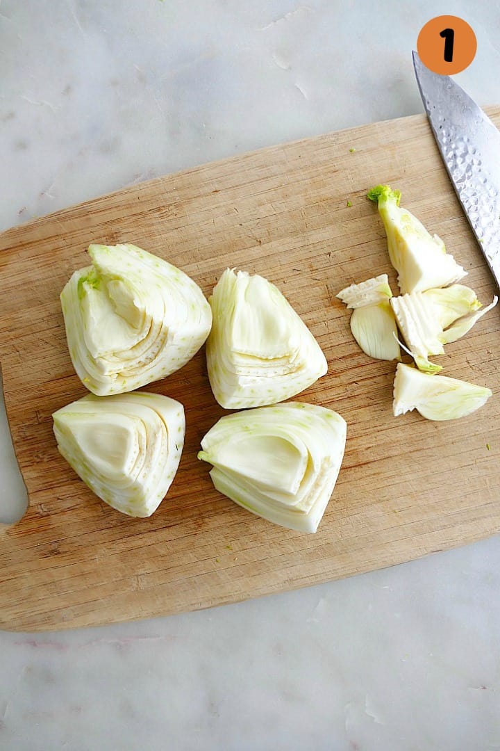Coconut Cod with Fennel and Spinach - It's a Veg World After All®