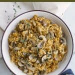 Easy Vegan Mushroom Risotto - It's a Veg World After All