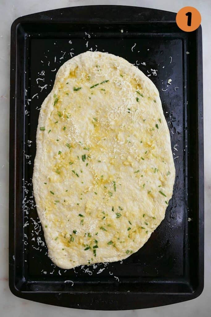 Roasted Veggie Flatbread Appetizer - It's a Veg World After All®