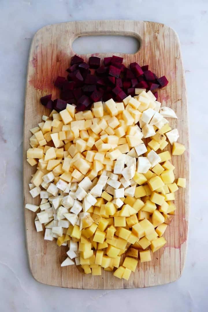 Root Vegetable Hash with Eggs - It's a Veg World After All®