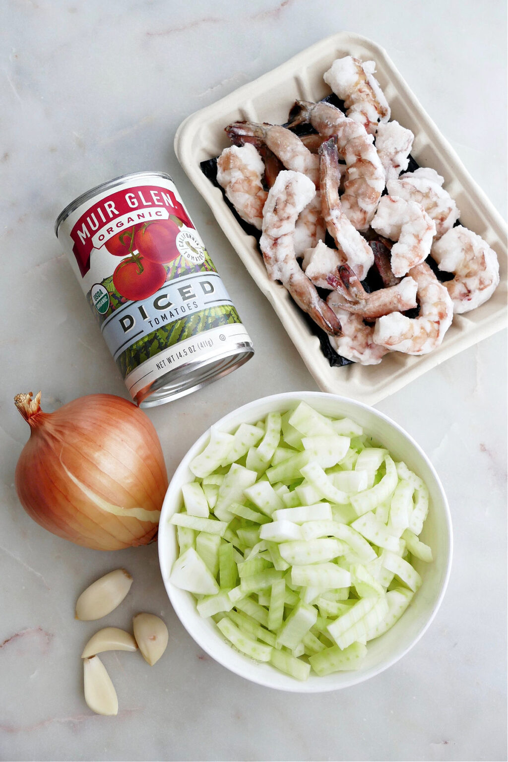 Healthy Fennel Stew with Shrimp - It's a Veg World After All®