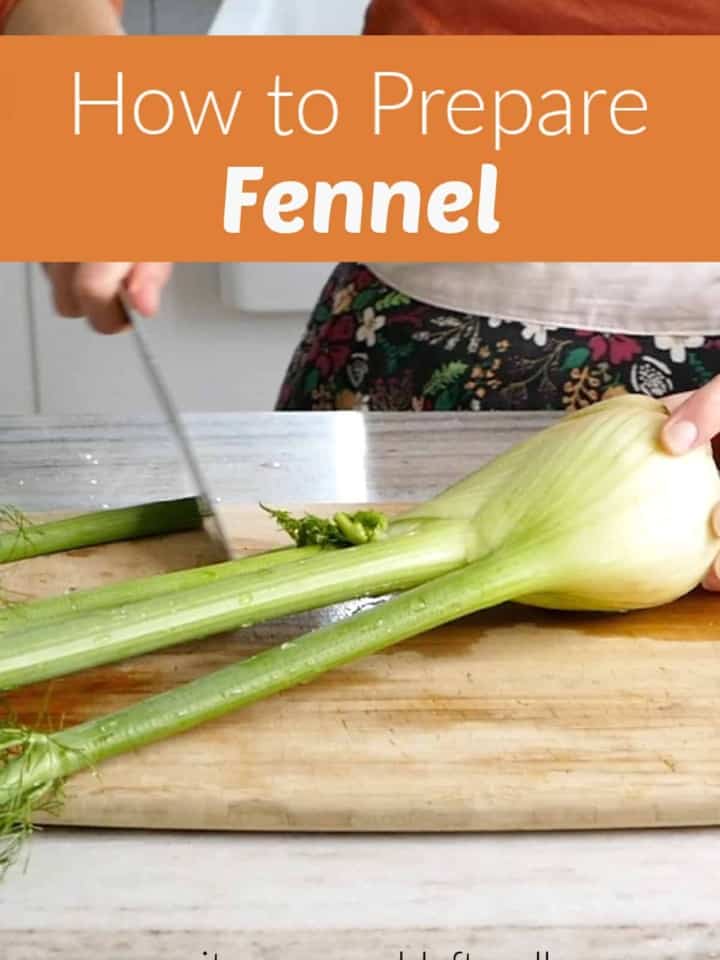 Warm Fennel Salad with Grapes and Feta - It's a Veg World After All®