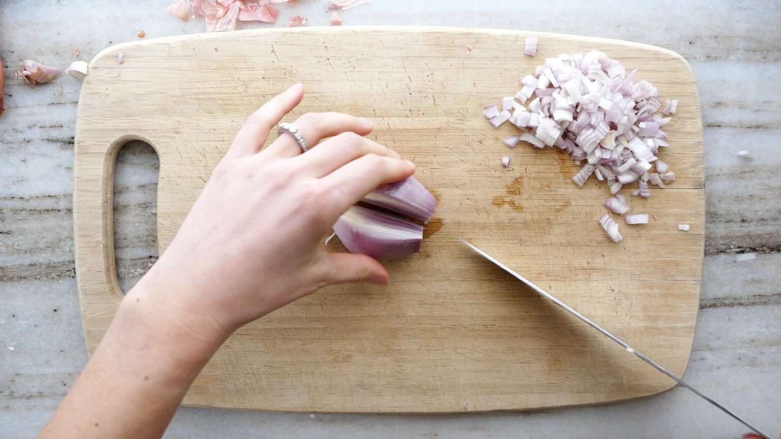 How to Cut Shallots (3 Ways) - It's a Veg World After All®