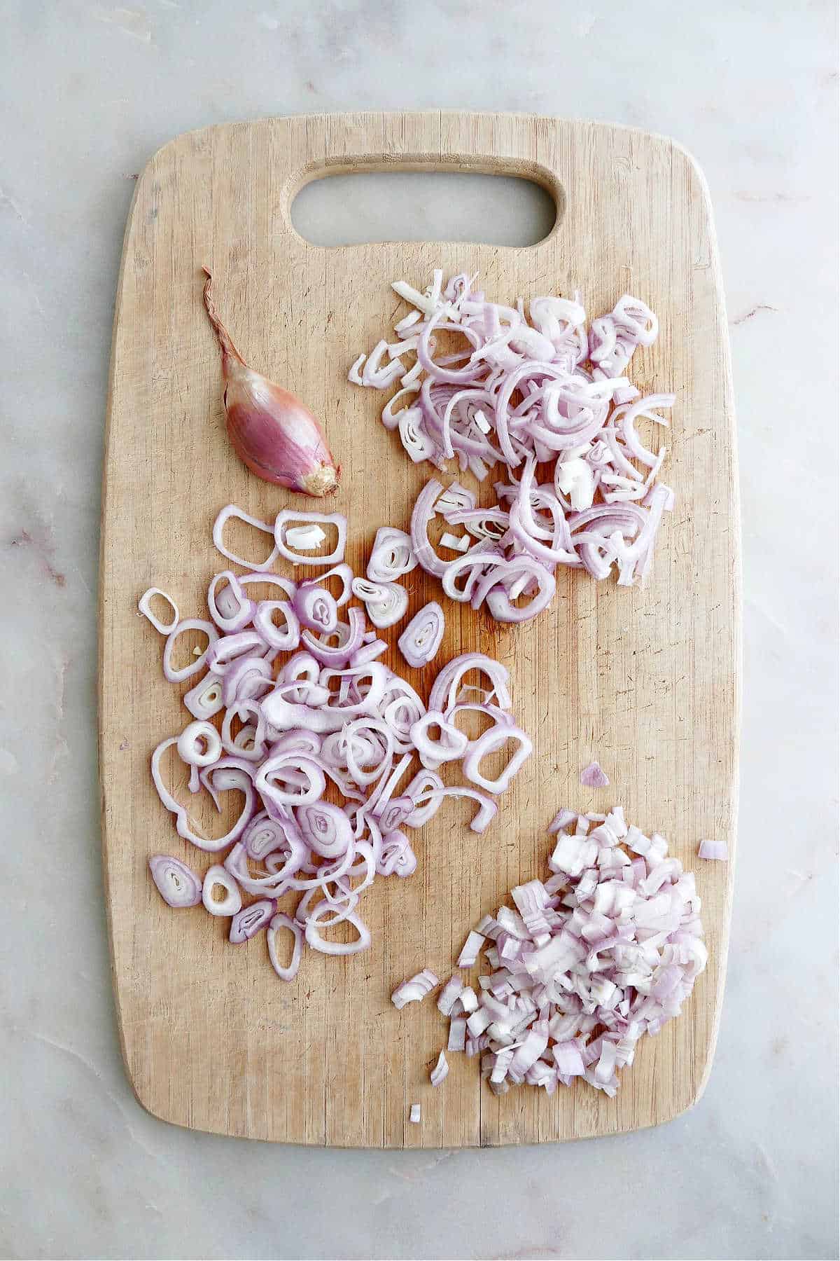 How to Cut Shallots (3 Ways) - It's a Veg World After All®