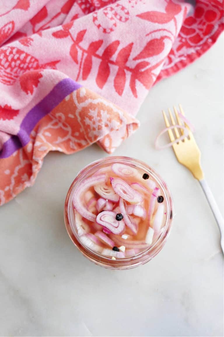 Quick Pickled Shallots Recipe - It's a Veg World After All®