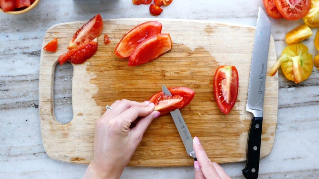 How to Cut Tomatoes (with video) - It's a Veg World After All®