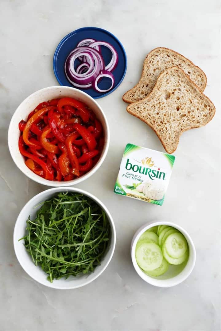 The Best Veggie Cheese Sandwich - It's a Veg World After All®