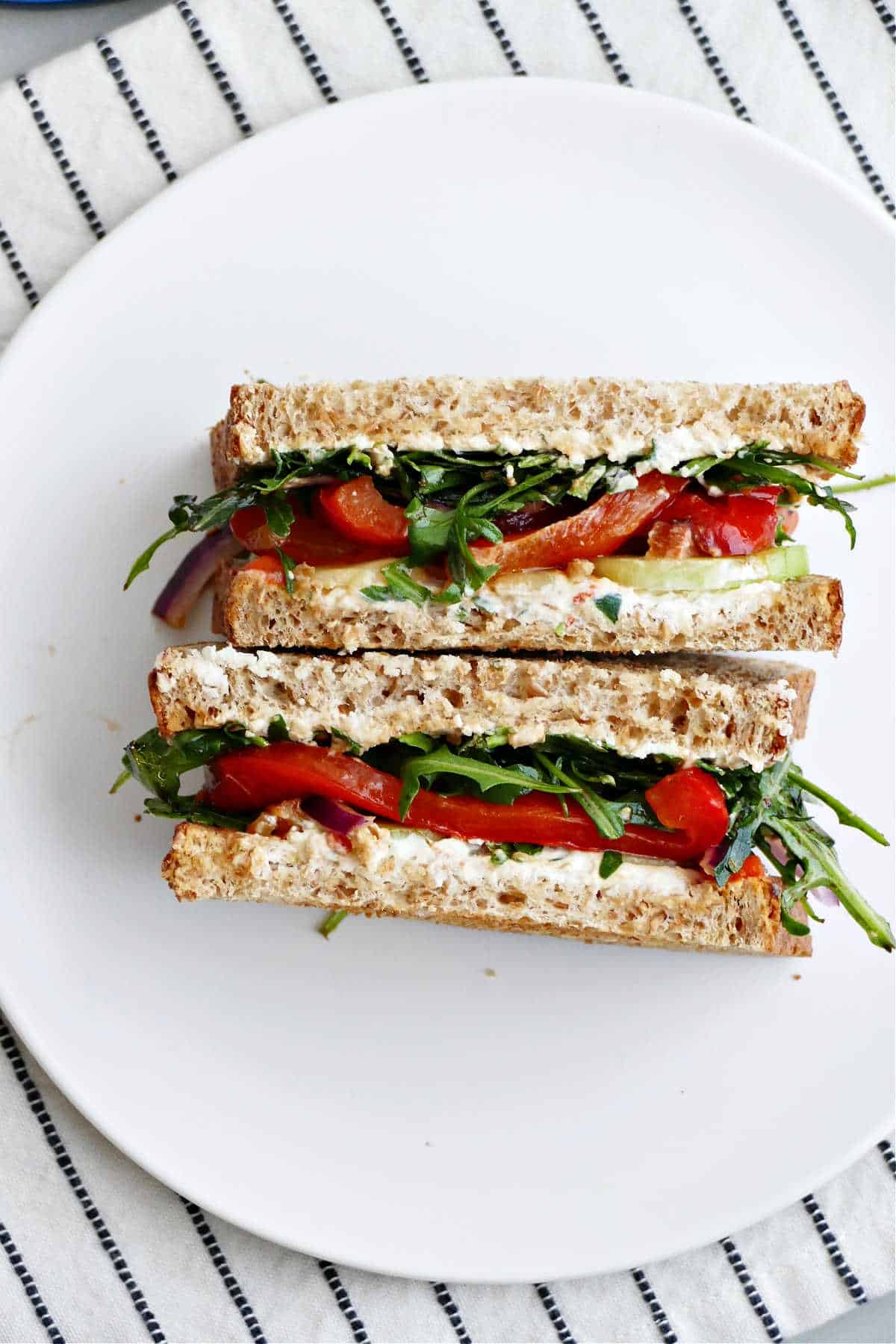 The Best Veggie Cheese Sandwich - It's a Veg World After All®