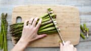 How to Cut Asparagus - It's a Veg World After All®