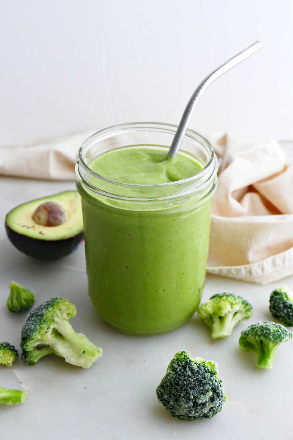 Super Green Broccoli Smoothie - It's a Veg World After All®