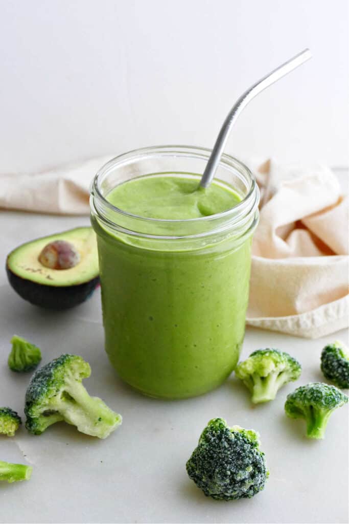 Super Green Broccoli Smoothie - It's a Veg World After All®