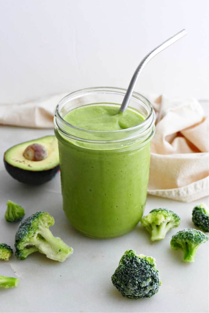 Super Green Broccoli Smoothie - It's a Veg World After All®