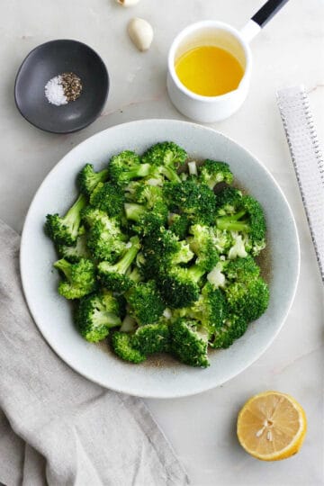 Boiled Broccoli (with Seasonings) - It's a Veg World After All®