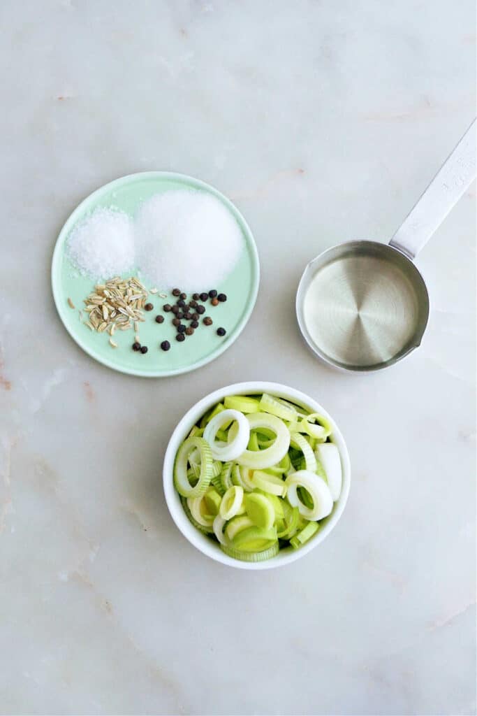 Pickled Leeks - It's a Veg World After All®