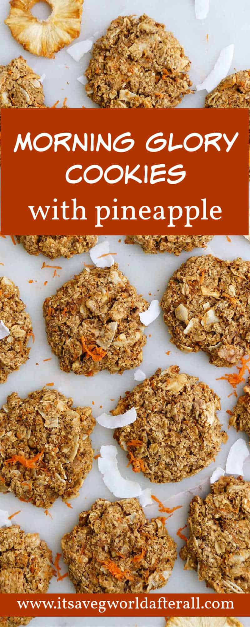 Morning Glory Cookies (Healthy Oatmeal Breakfast Cookies) - It's a Veg ...