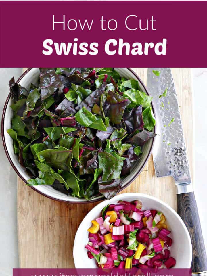 Steamed Swiss Chard - It's a Veg World After All®