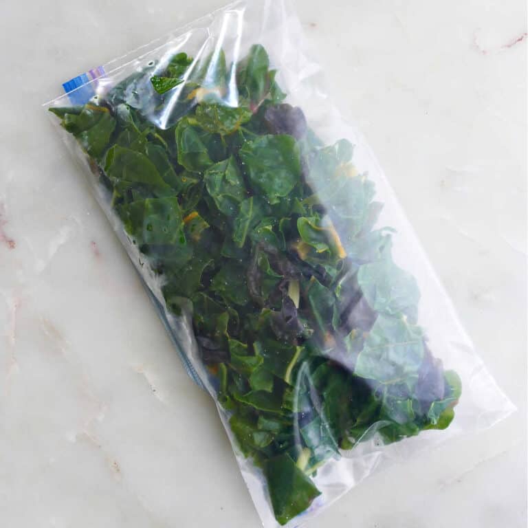 How to Freeze Swiss Chard - It's a Veg World After All®
