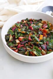 Steamed Swiss Chard - It's a Veg World After All®