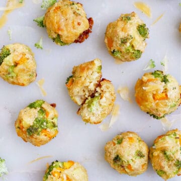 Homemade Baked Veggie Bites - It's a Veg World After All®