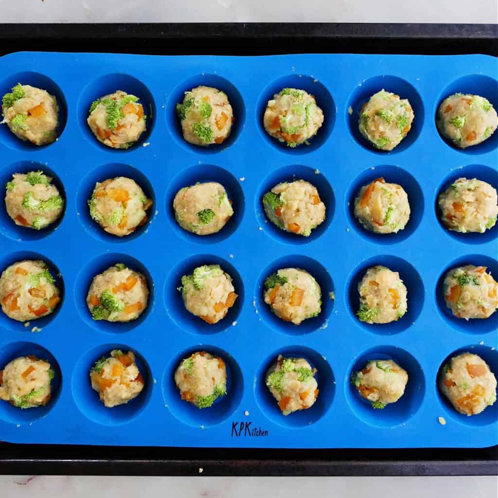 Homemade Baked Veggie Bites - It's a Veg World After All®