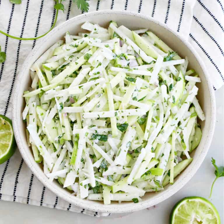 Apple Jicama Slaw - It's a Veg World After All®