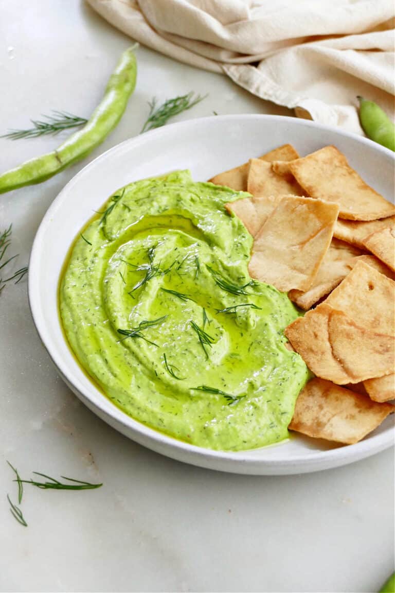 Fava Bean Hummus - It's a Veg World After All®