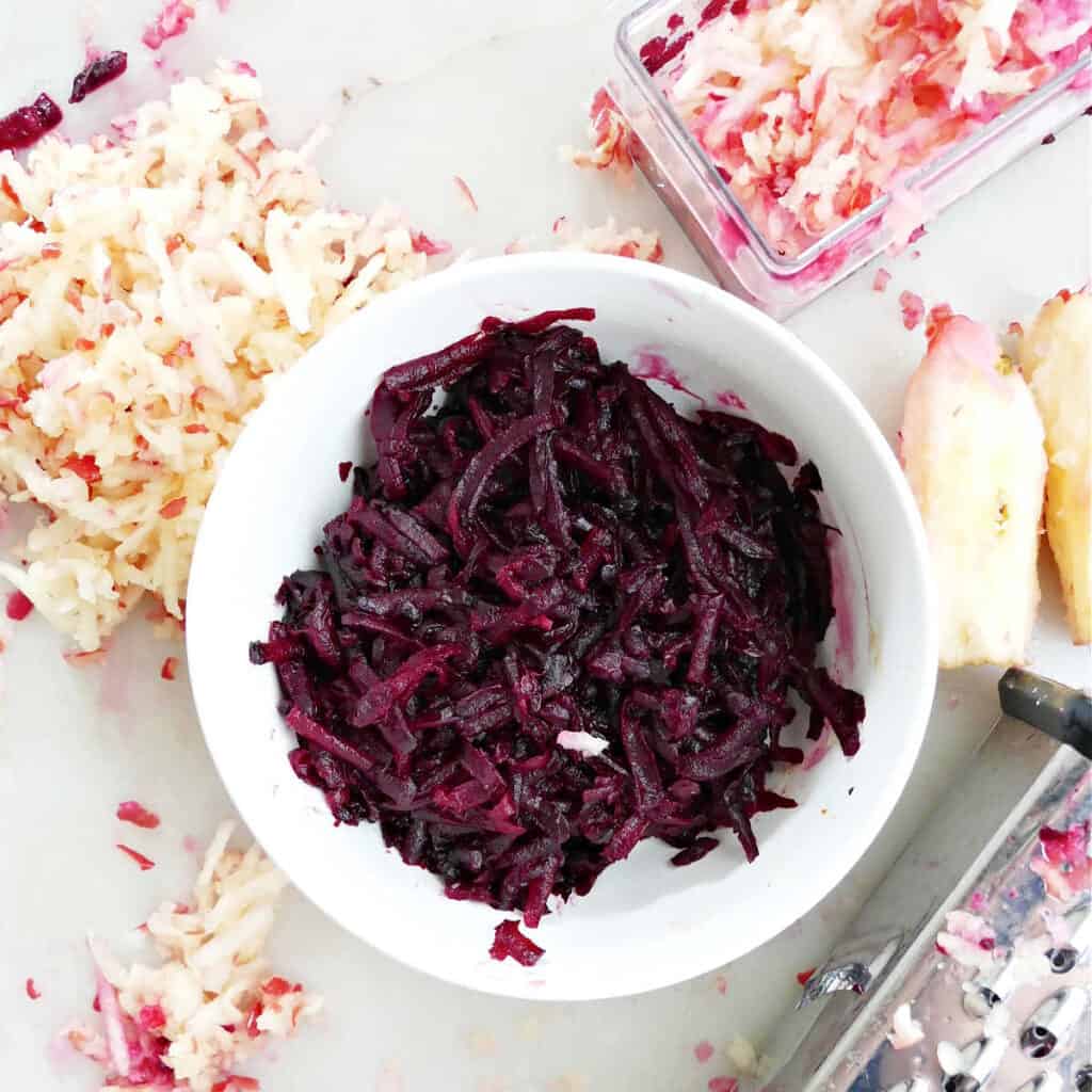 Healthy Apple Beet Muffins - It's a Veg World After All®