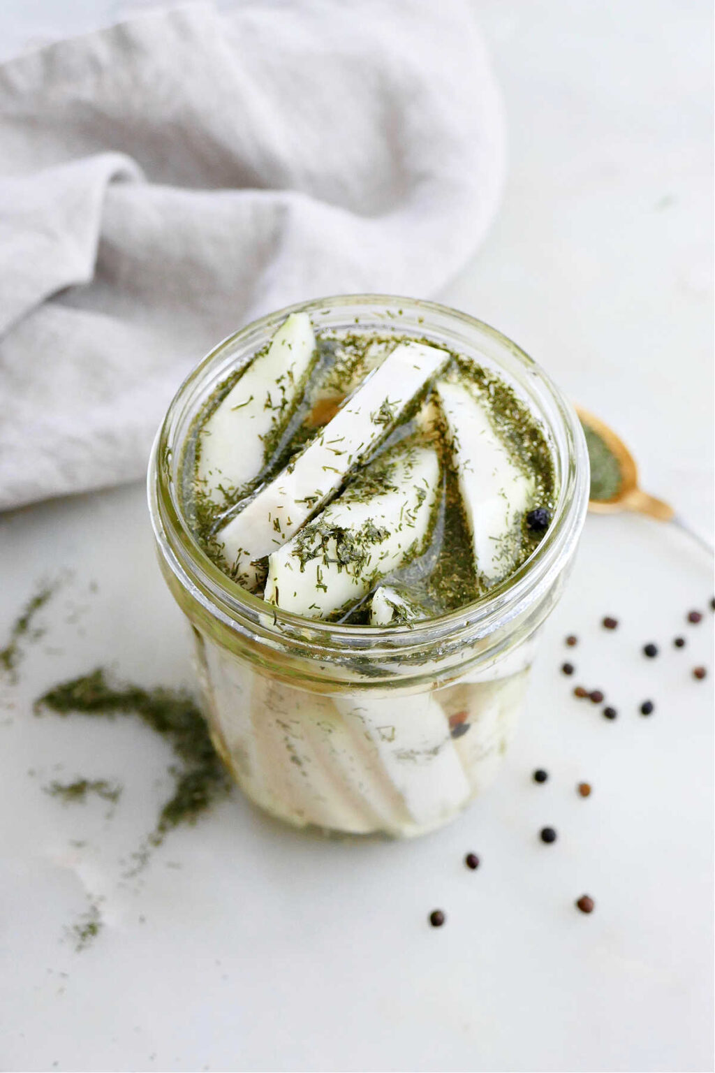 Quick Pickled Kohlrabi Recipe - It's a Veg World After All®