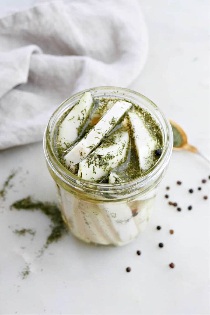 Quick Pickled Kohlrabi Recipe - It's a Veg World After All®