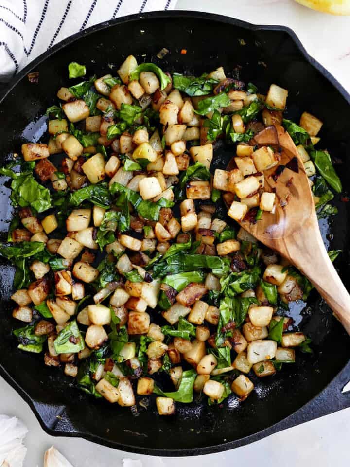 Sautéed Chickpeas (Pan Fried) - It's a Veg World After All®