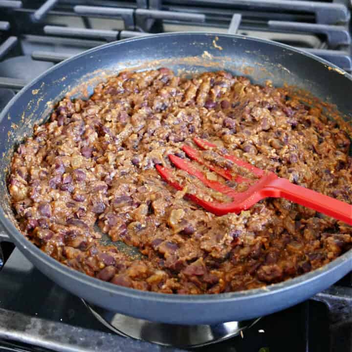 Crispy Smashed Black Bean Tacos - It's a Veg World After All®
