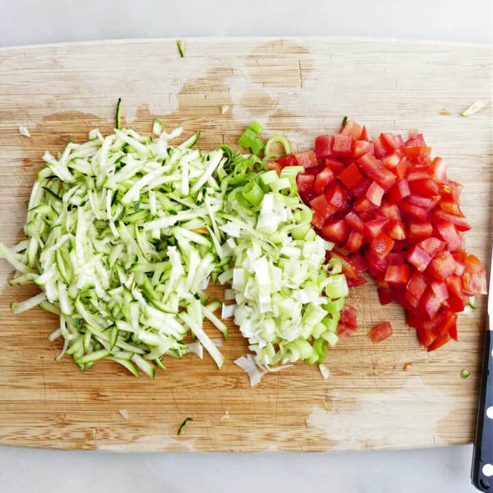 Garden Vegetable Bread with Cheese - It's a Veg World After All®
