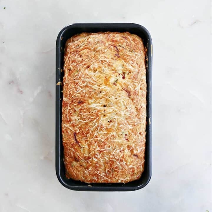 Garden Vegetable Bread with Cheese - It's a Veg World After All®