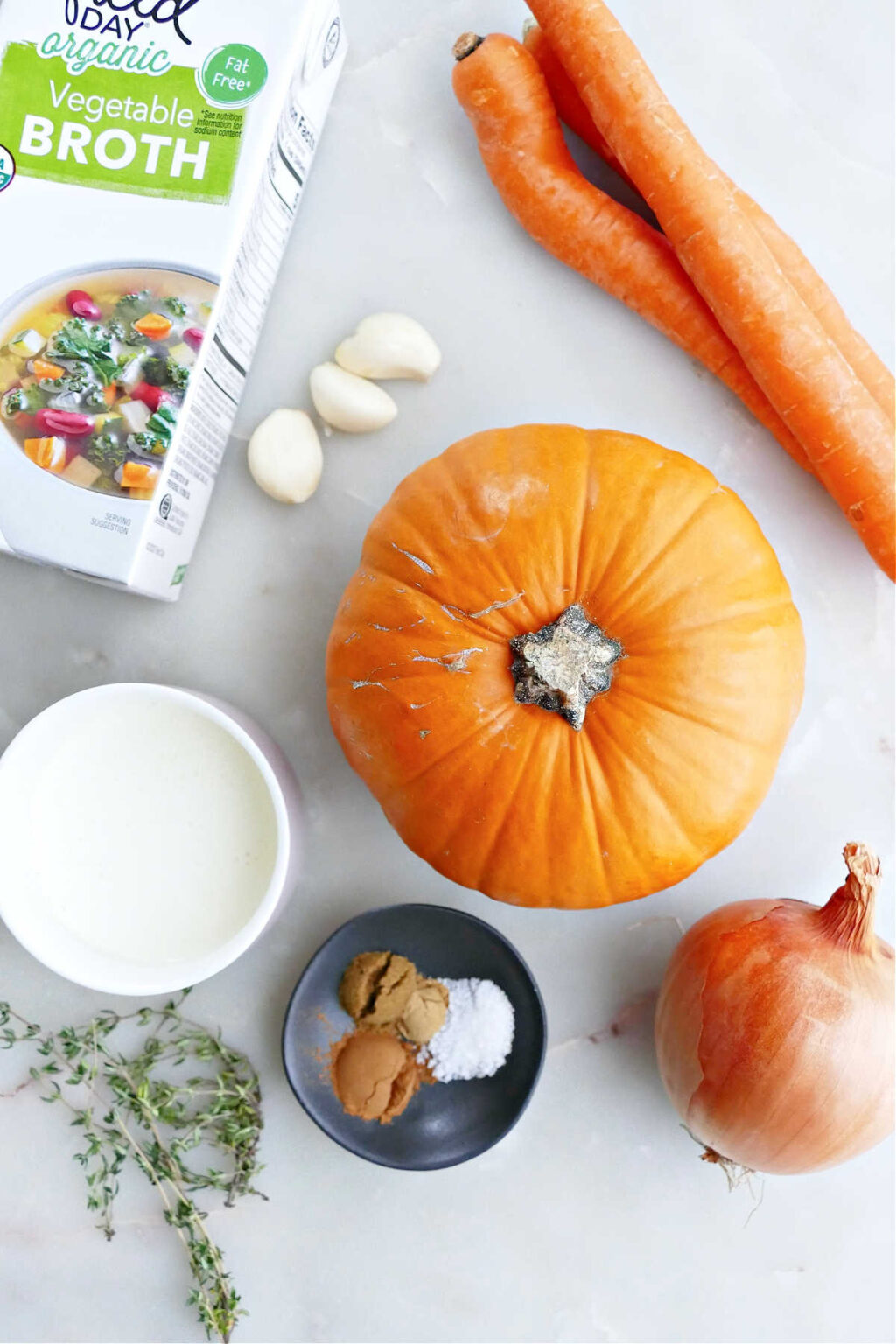 Carrot Pumpkin Soup - It's a Veg World After All®
