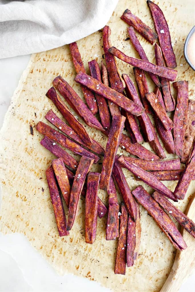 Purple Sweet Potato Fries - It's a Veg World After All®