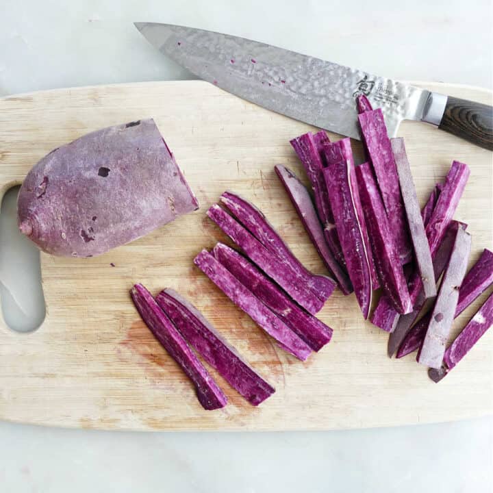 Purple Sweet Potato Fries - It's a Veg World After All®