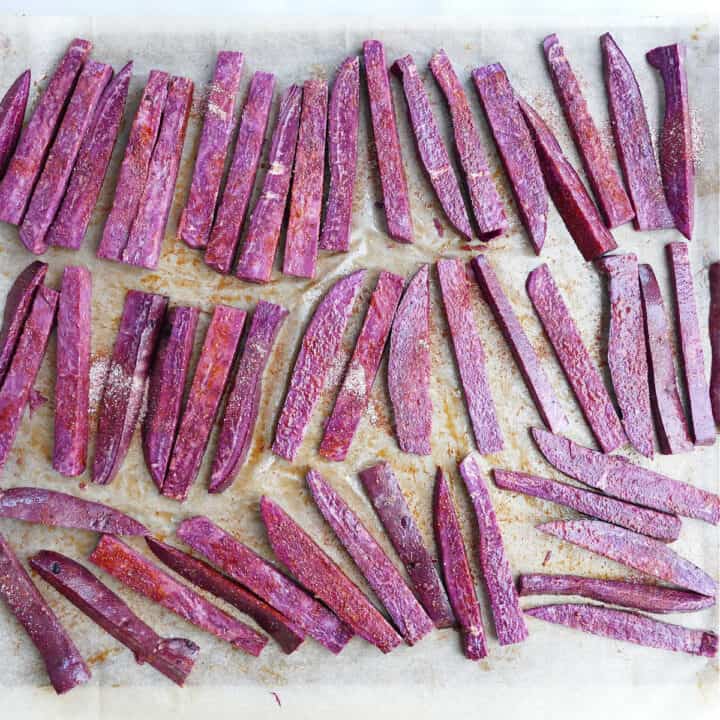 Purple Sweet Potato Fries - It's a Veg World After All®