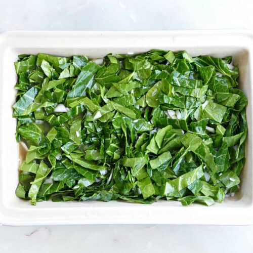 Baked Collard Green Rice - It's a Veg World After All®