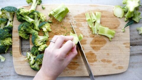 How to Cut Broccoli - It's a Veg World After All®